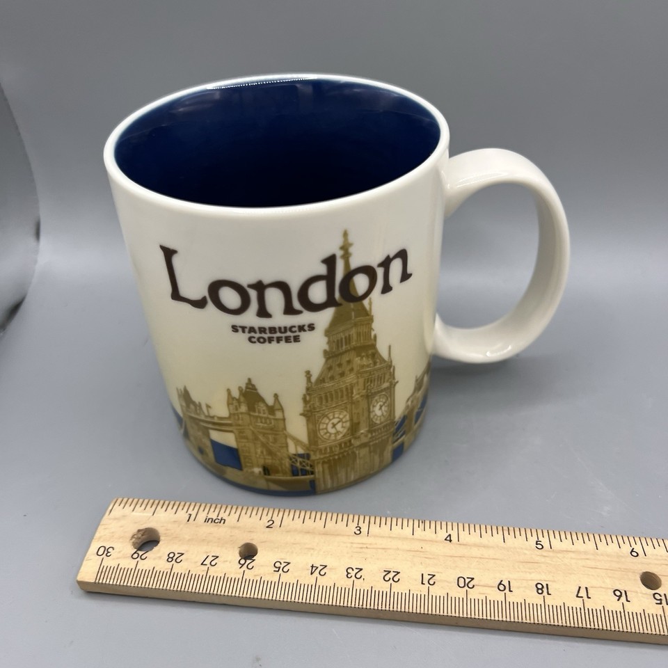 Starbucks London Collector Series Mug 16 oz Coffee Cup City Skyline ...