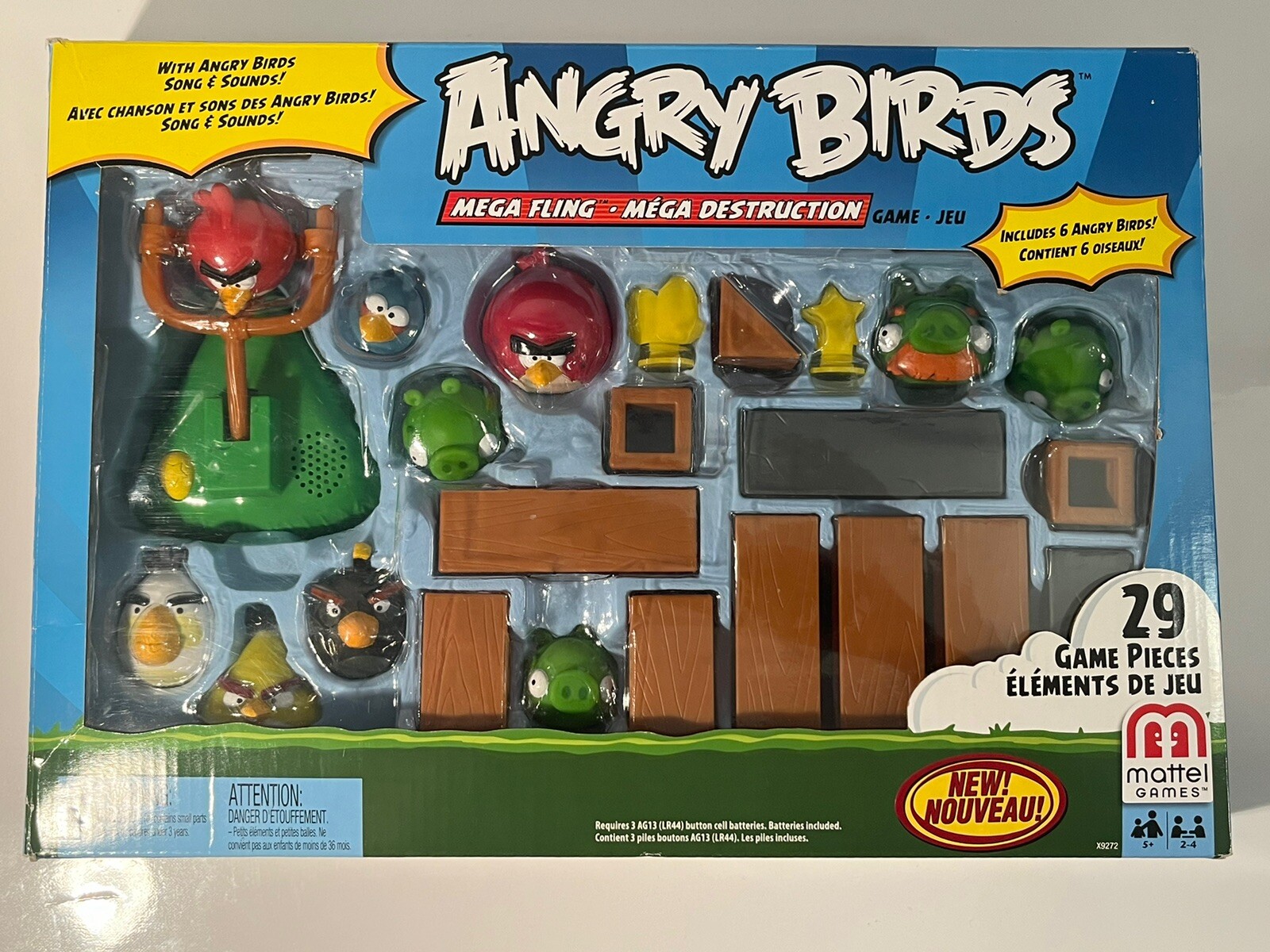 Mattel Angry Birds Mega Fling Board Game (X9272) for sale online | eBay