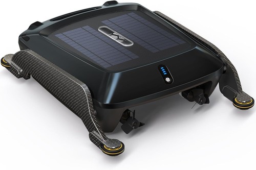Solar Cordless Robotic Pool Cleaner Skimmer Automatic Vacuum Pool ...
