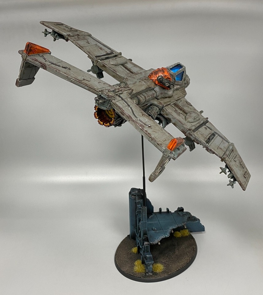 Ork Forge World Fighta Bomma Fighter Bomber Looted Volantino Veicolo ...