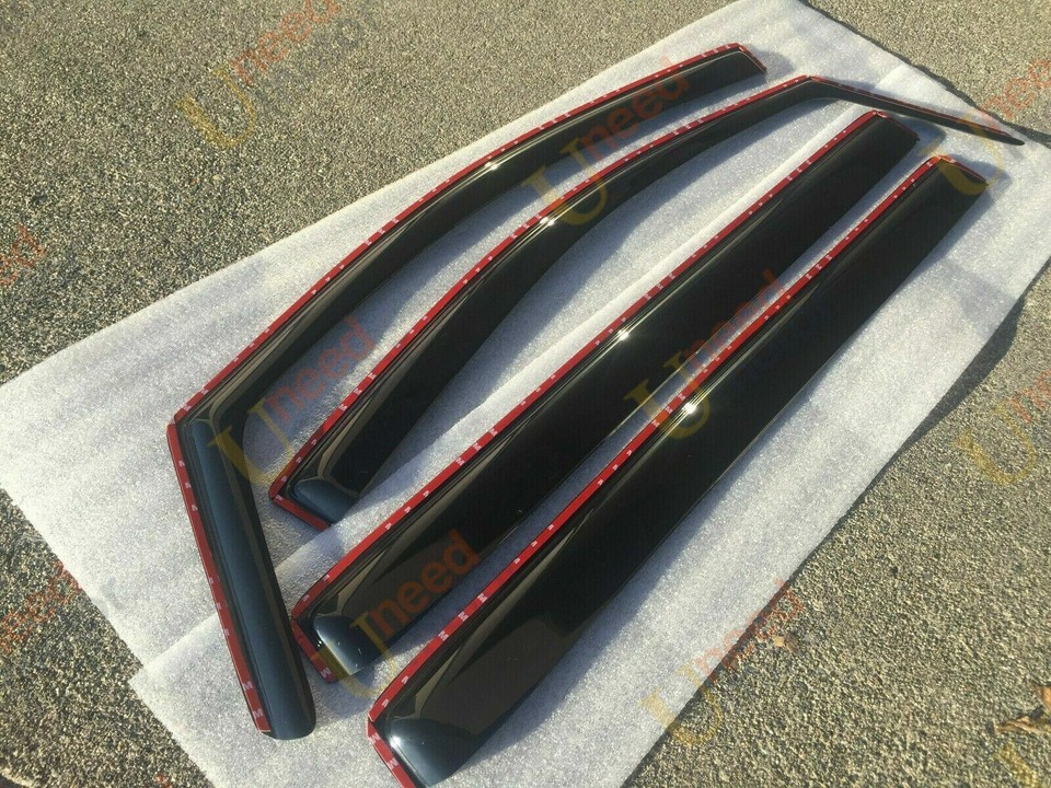 Fits Ford Edge 2015-2024 In-Channel Vent Window Visors Rain Wind Guard ...
