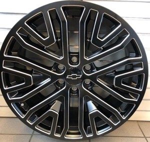 2019 - 21 Chevrolet - GMC 22x9 Wheel Low Gloss Black Machine Face ...
