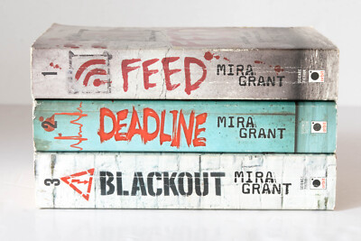 Mira Grant THE NEWSFLESH TRILOGY Complete Series Lot of 3 (#1-3) Set PB ...