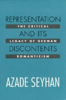 Representation and Its Discontents: The Critical Legacy of German ...
