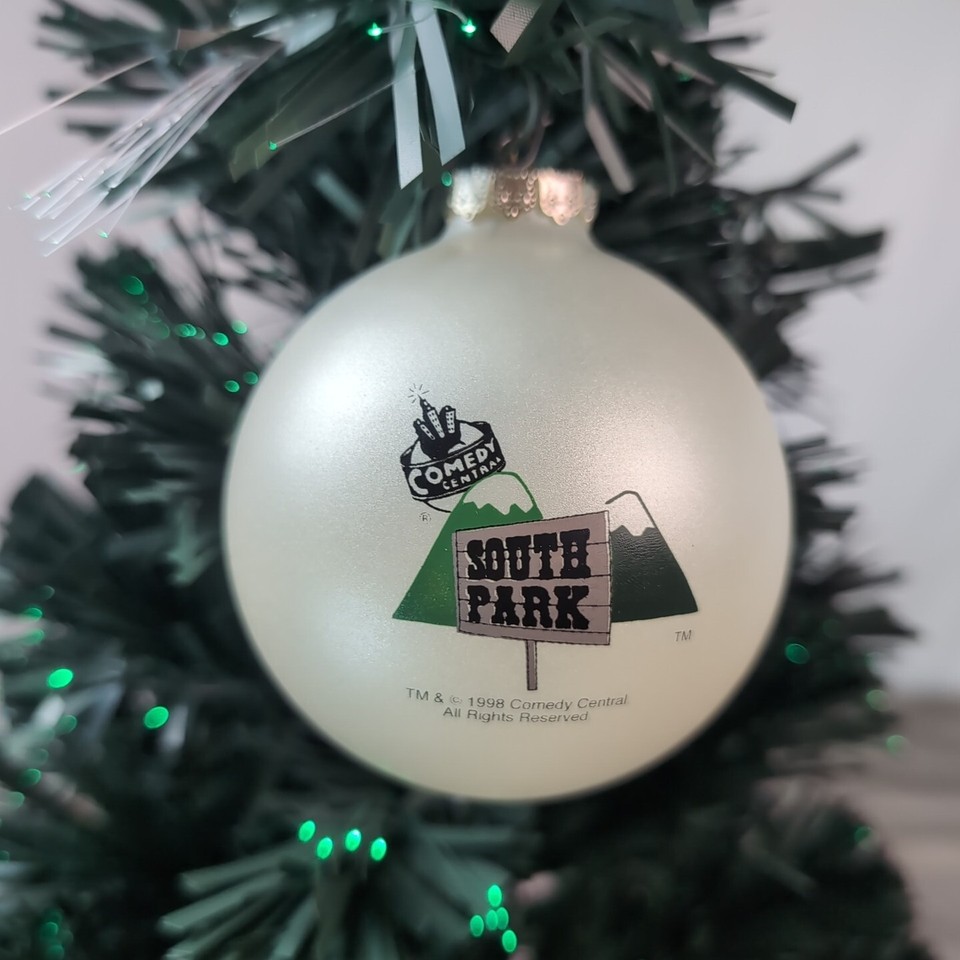 South Park Cartman Holiday Glass Ball Ornament 4" Christmas Tree ...