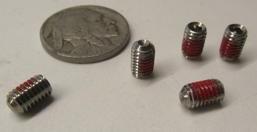 Stainless Steel Self Lock Set Screw, Nylon Patch, Cup, 1/4"-20 x 5/8 ...
