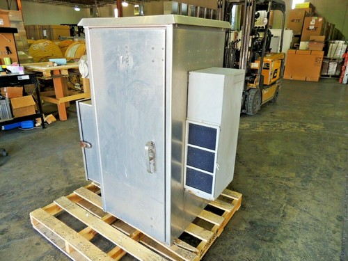 DDB cabinet, 25" W x 25" D x 54" H, with 4000 BTU A/C and 400 watt ...