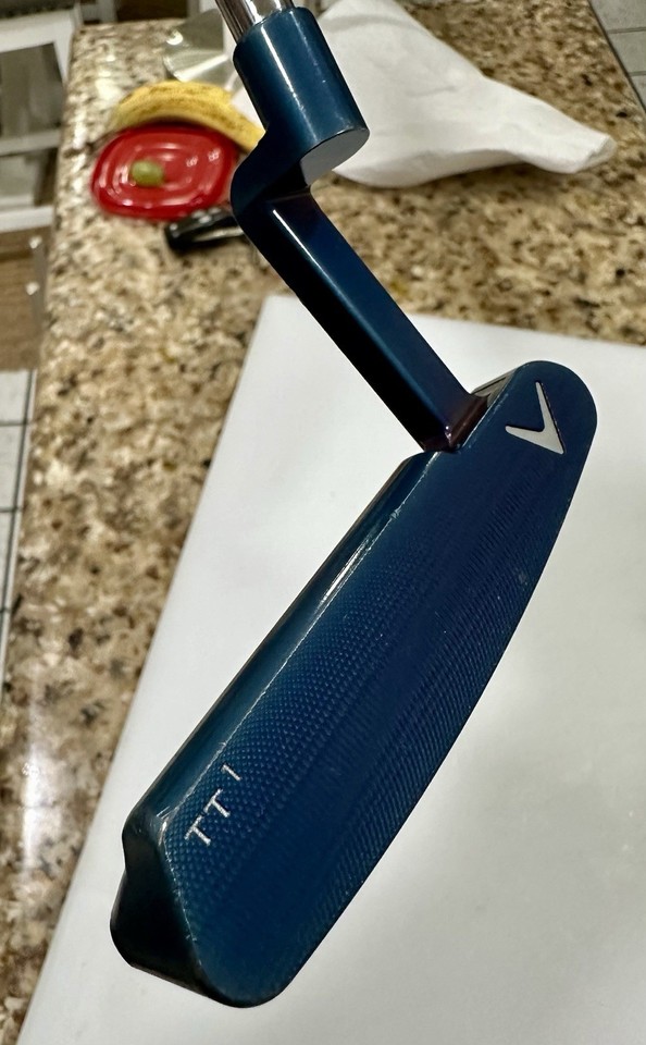 Rare RH Callaway Milled TT1 33” Tour Blue Putter W/ OG Headcover - Pre ...