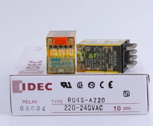 10pcs brand new intermediate relay RU4S-A220 AC220V 14 pin 6A 4 open 4 ...