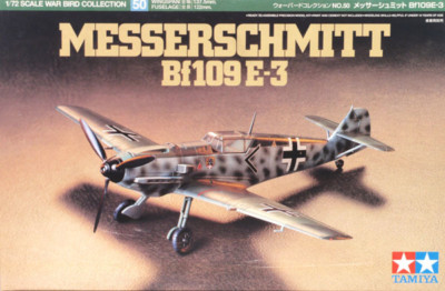 Tamiya 60750 1/72 Scale Model Aircraft Kit WWII German Messerschmitt Bf ...