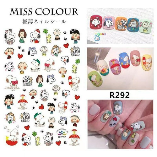 Cartoon Characters Nail Stickers Kids Friendly Nail Art Decal Fun ...