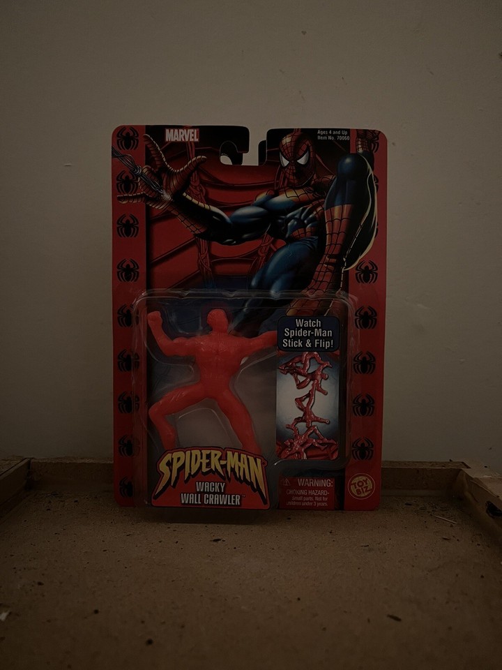 NEW Spider-Man Wacky Wall Crawler RARE 2002 VTG Toy Biz MARVEL | eBay