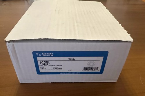 System Sensor PC2WL Ceiling Horn Strobe, White | eBay