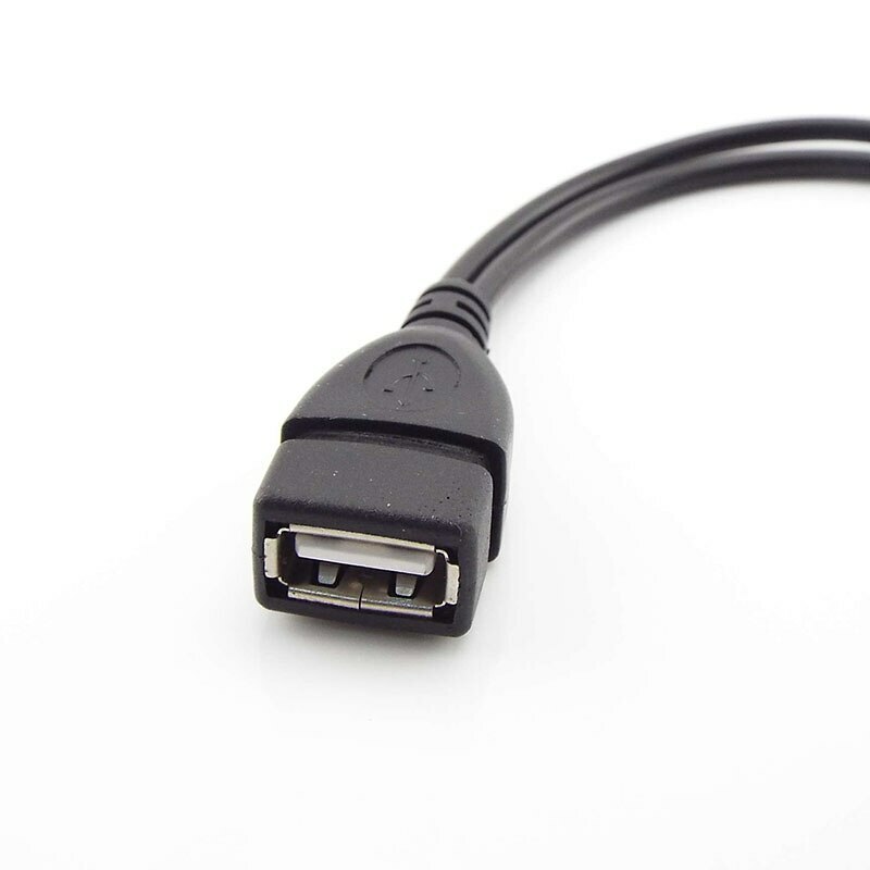 Mirco Male Female 5Pin to OTG Mirco USB Host Cable 2 in 1 Y Splitter ...