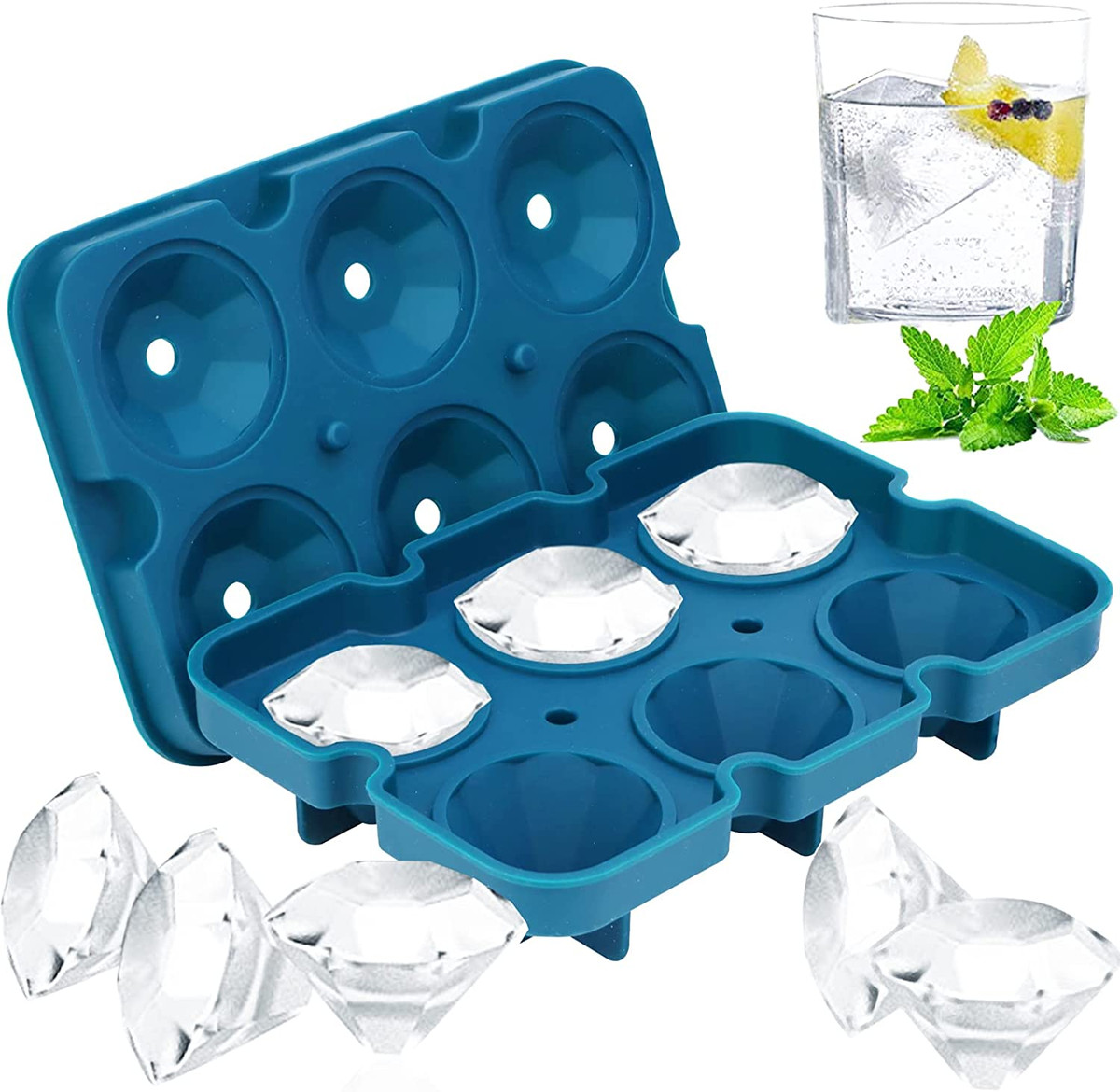 Different Ice Cube Shapes