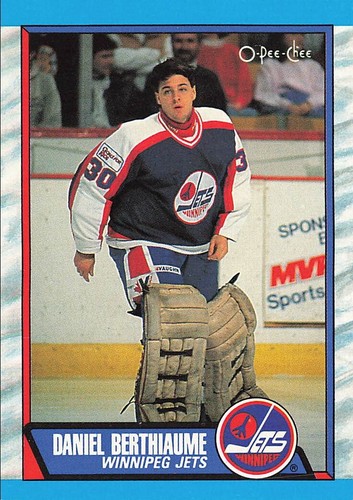 1989 O-Pee-Chee #296 Daniel Berthiaume Winnipeg Jets | eBay