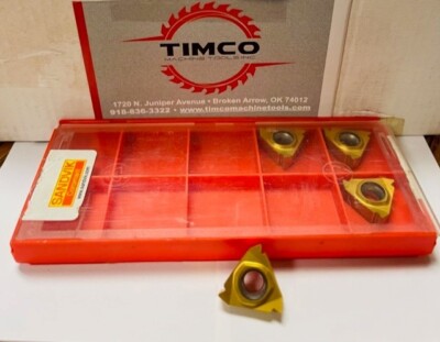 Sandvik R166.0G-22RD01-080 4125 Carbide Laydown Threading Insert | eBay