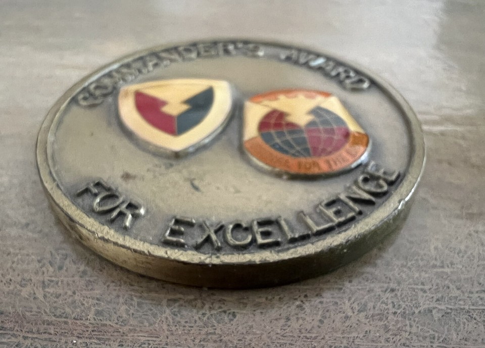 US Army Materiel Command Commanders Award LSE Far East Challenge Coin ...