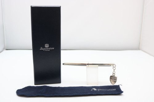 Vintage Aquascutum Silver Plated Ballpoint Pen, Arsenal Football Club ...