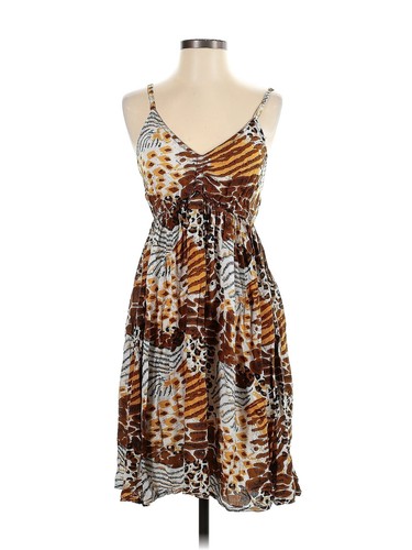 Cynthia mehra Women Brown Casual Dress S | eBay