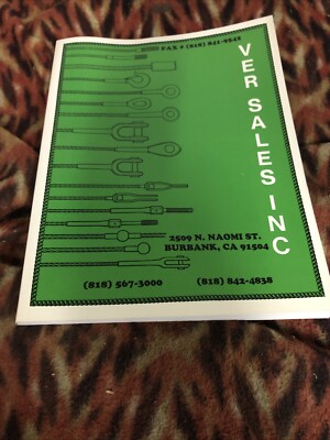 Ver Sales Inc Burbank Ca Rigging Cable Ropes Aerospace Assemblies ...