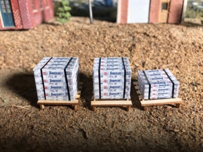 O gauge o scale pallet load of Shingles 1/48 | eBay