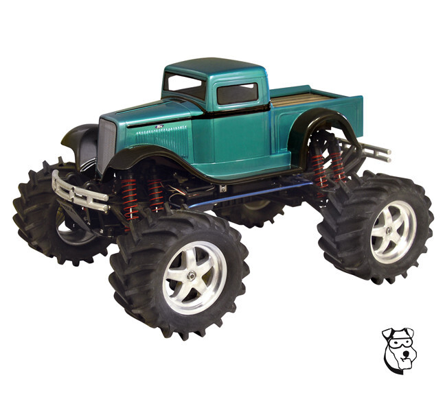 #10304 - 1/10 PARMA 34 Ford Truck Clear RC Monster Crawler Truck Body ...