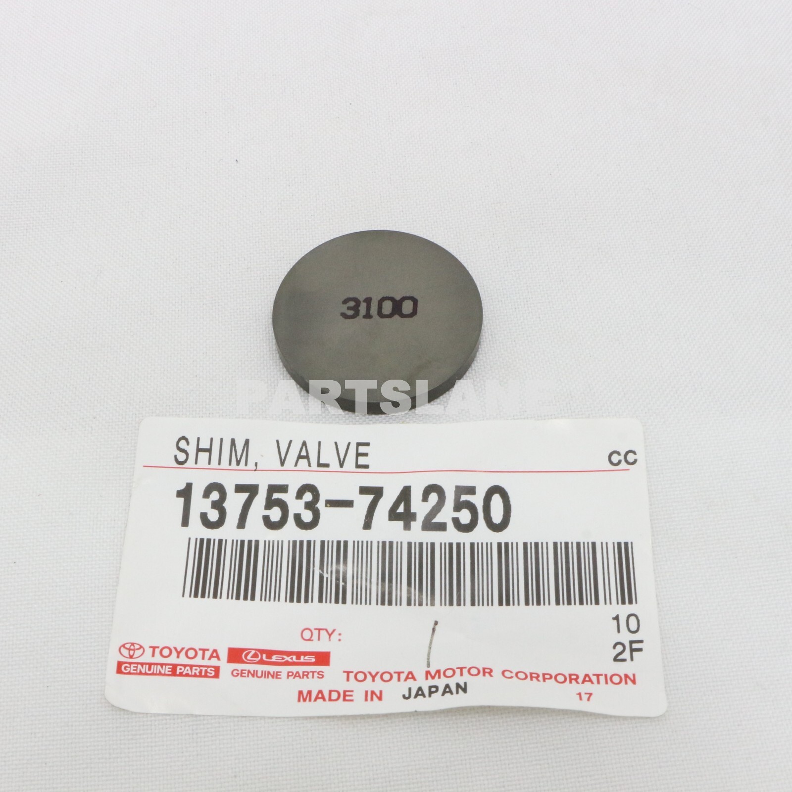 1375374250 Genuine Toyota Shim Valve Adjusting 13753-74250 for sale ...