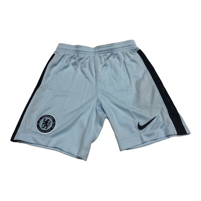 CHELSEA KIDS FOOTBALL SHORTS AWAY OFFICIAL NIKE FC 2020-21 JUNIOR BNWT ...
