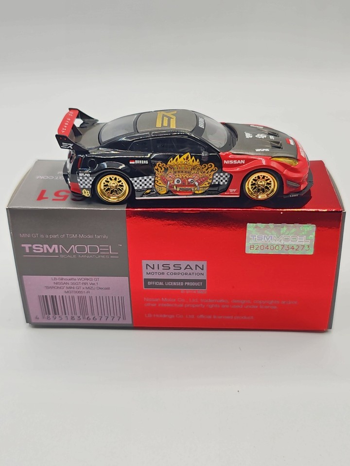 Mini GT x MIZUDIECAST 1:64 LBWK GT NISSAN R35 GTR Ver.1 “BARONG” #651 ...