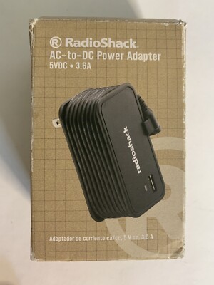 RadioShack Enercell Adaptaplug AC/DC AC-to-DC Power Adapter 5VDC / 3.6A ...
