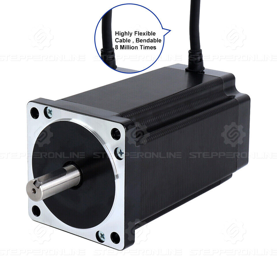 3 Axis Nema34 Stepper Motor 1700oz.in Φ14mm 6A& Driver DM860I & Power ...