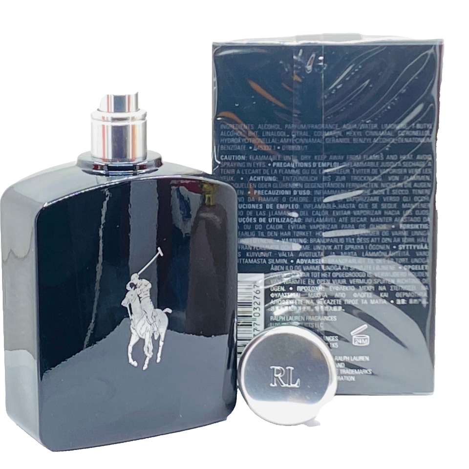 POLO Black EDT Spray for Men by Ralph Lauren 4.2oz NIB OLDER PACKAGING ...
