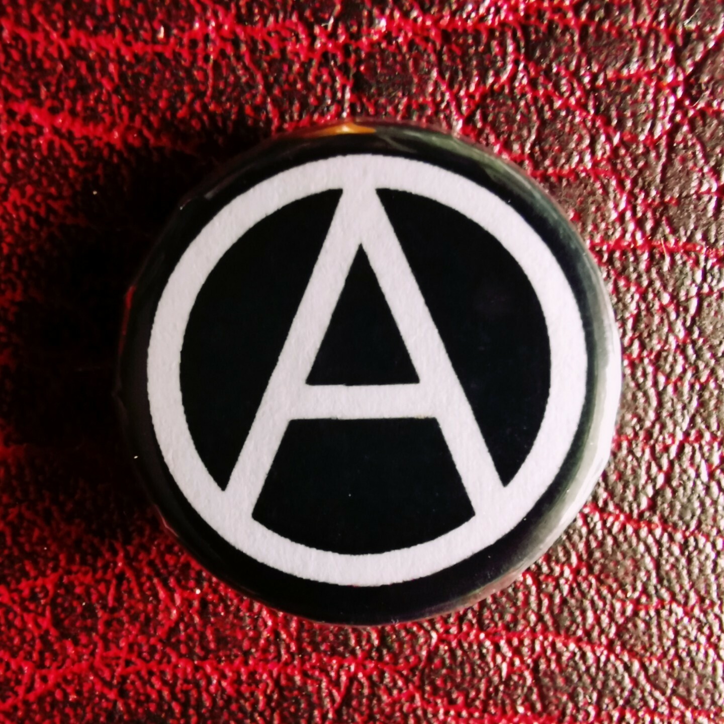 ANARCHY SYMBOL (25MM / 1") BUTTON BADGE PIN ANARCHIST ACTIVIST PUNK ...