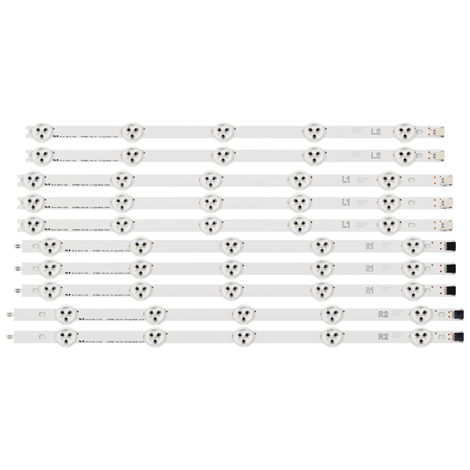 LED Backlight Strip For LG 42" 42LN570S LD420DUE-SFR1 BARRA STRIP LED ...