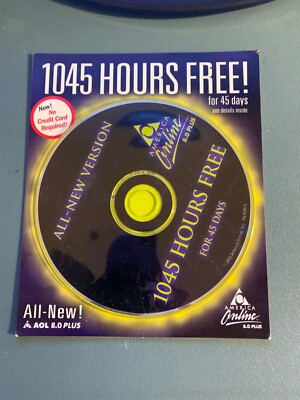 America Online 8.0 Plus PC Software | eBay