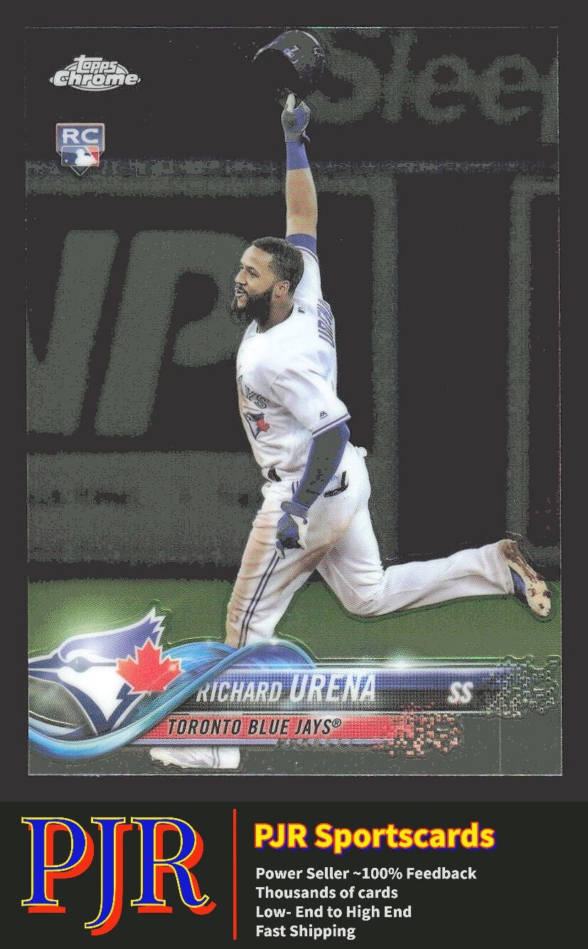 2018 Topps Chrome Rookie #43 Richard Urena Toronto Blue Jays | eBay