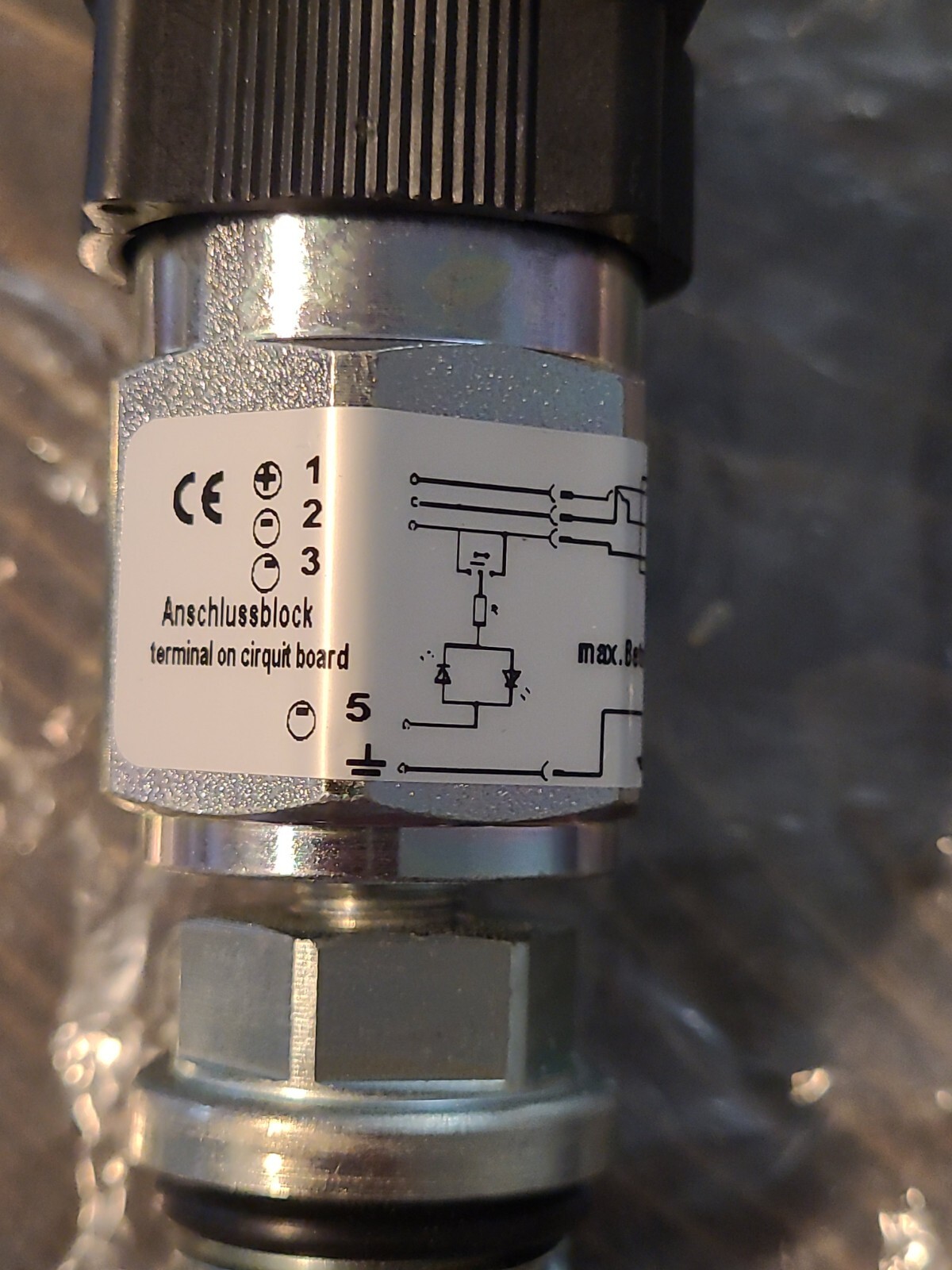 Hydac 6072559 Hydraulic Fluid Clogging Indicator VR2 D.1/L24 | eBay