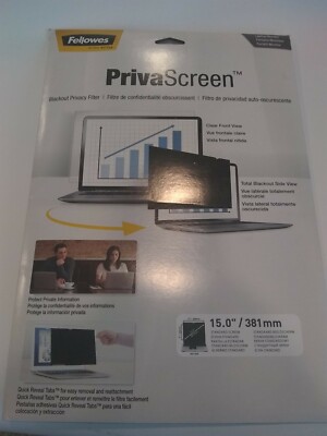 NEW Fellowes 4800101 Laptop/Flat Panel Privacy Filter Screen ...