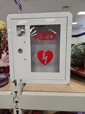 ZIPOWEY AED Cabinet First Aid AED Wall Mounted Storage Cabinet 14 X 7.8 ...