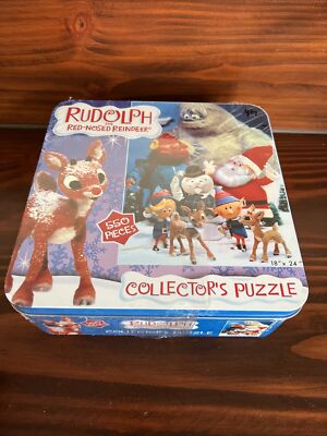 Rudolph The Red Nosed Reindeer Collector's Puzzle 18" x 24" 550 Pieces ...