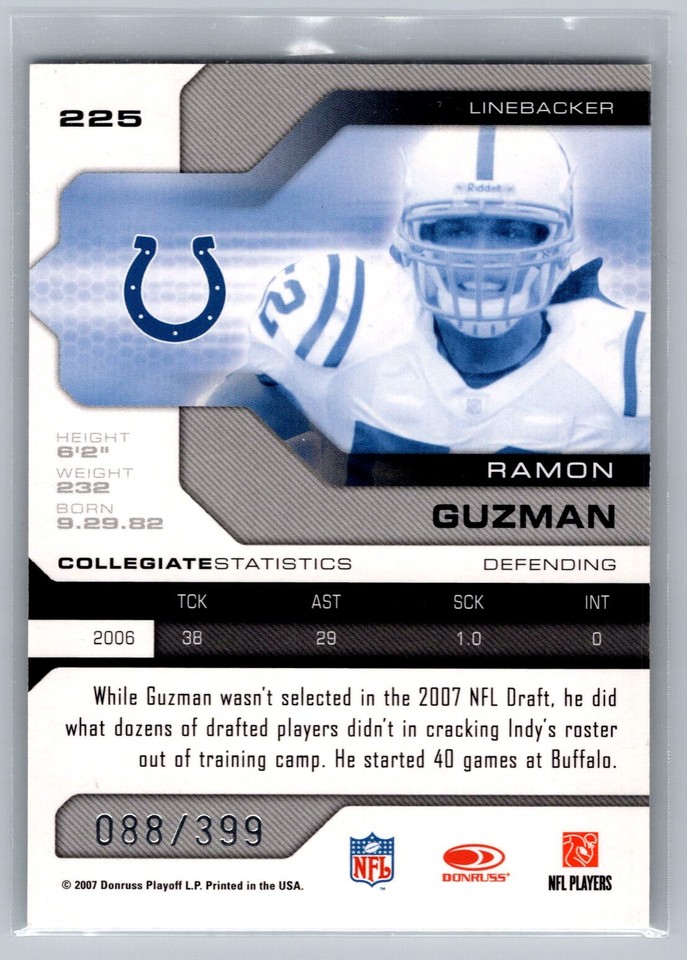2007 Leaf Limited #225 Ramon Guzman #/399 | eBay
