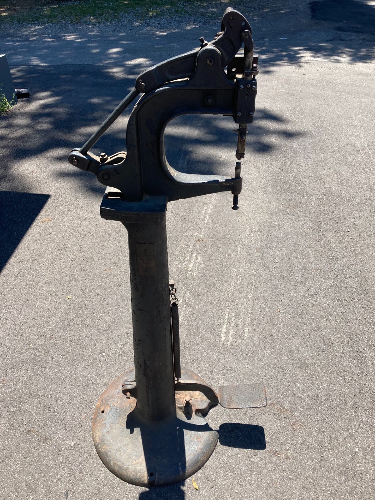 ANTIQUE KICK PRESS- Good working order | eBay