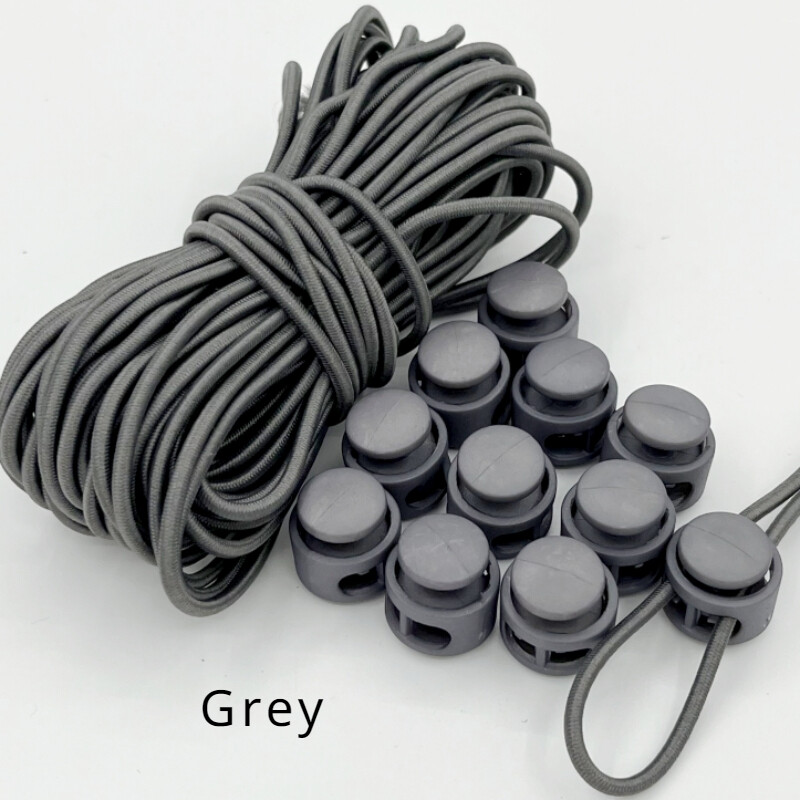 Spring Cord Lock End Stopper Fastener Adjustment Elastic Band ...