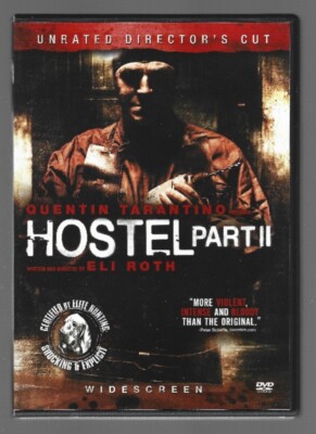 HOSTEL PART 2 DVD QUENTIN TARANTINO UNRATED DIRECTOR'S CUT HORROR ...