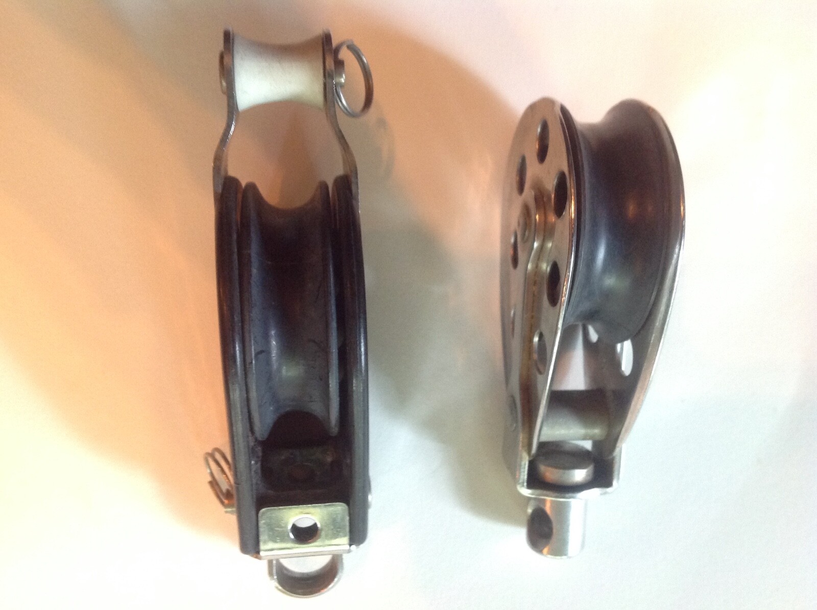USED Harken 7/16" Pulley Block & umarked 7/16" Pulley Block for ...