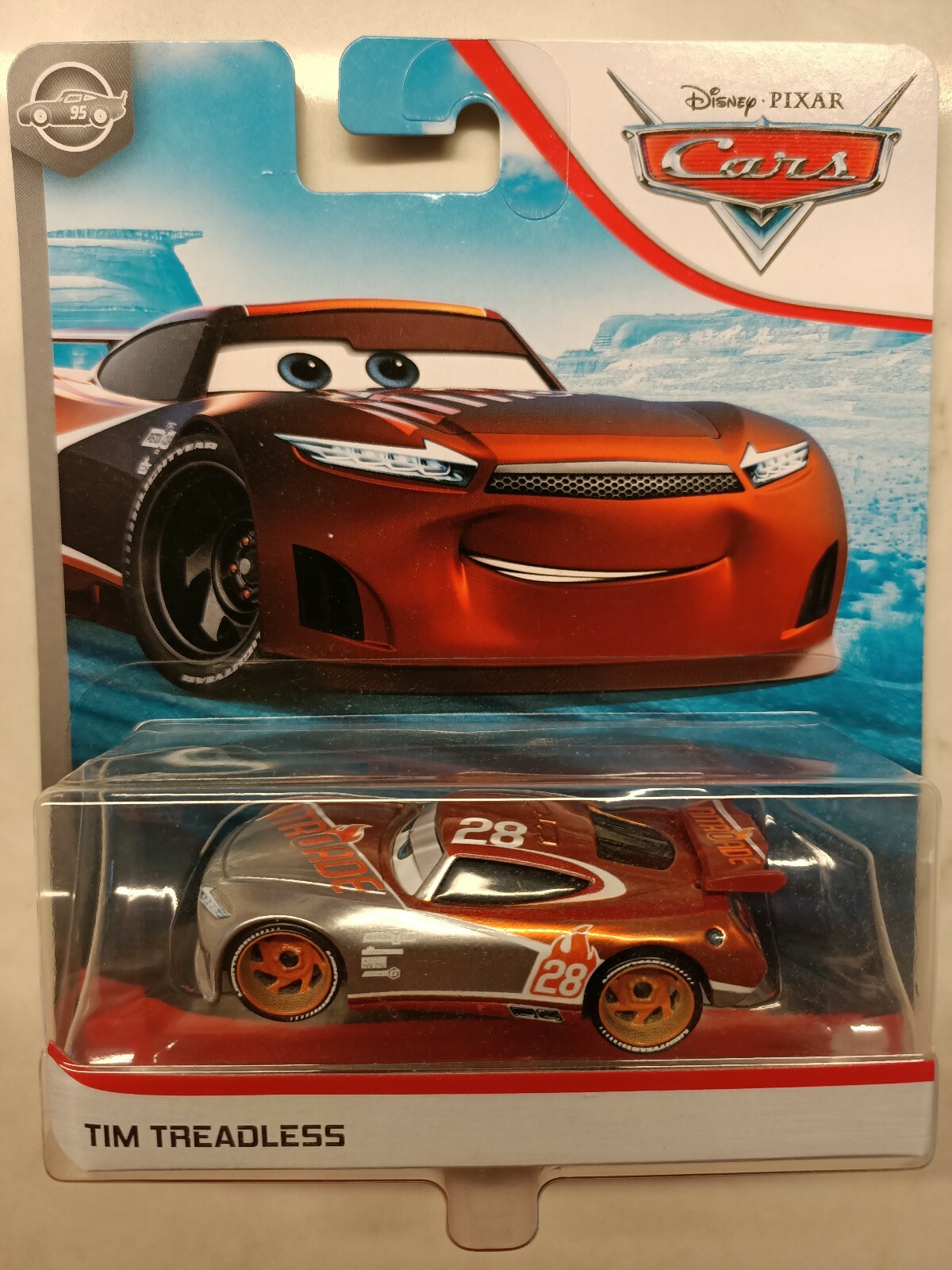 Disney Pixar Cars - Silver Tim Treadless 28 Next Gen Racer Official ...