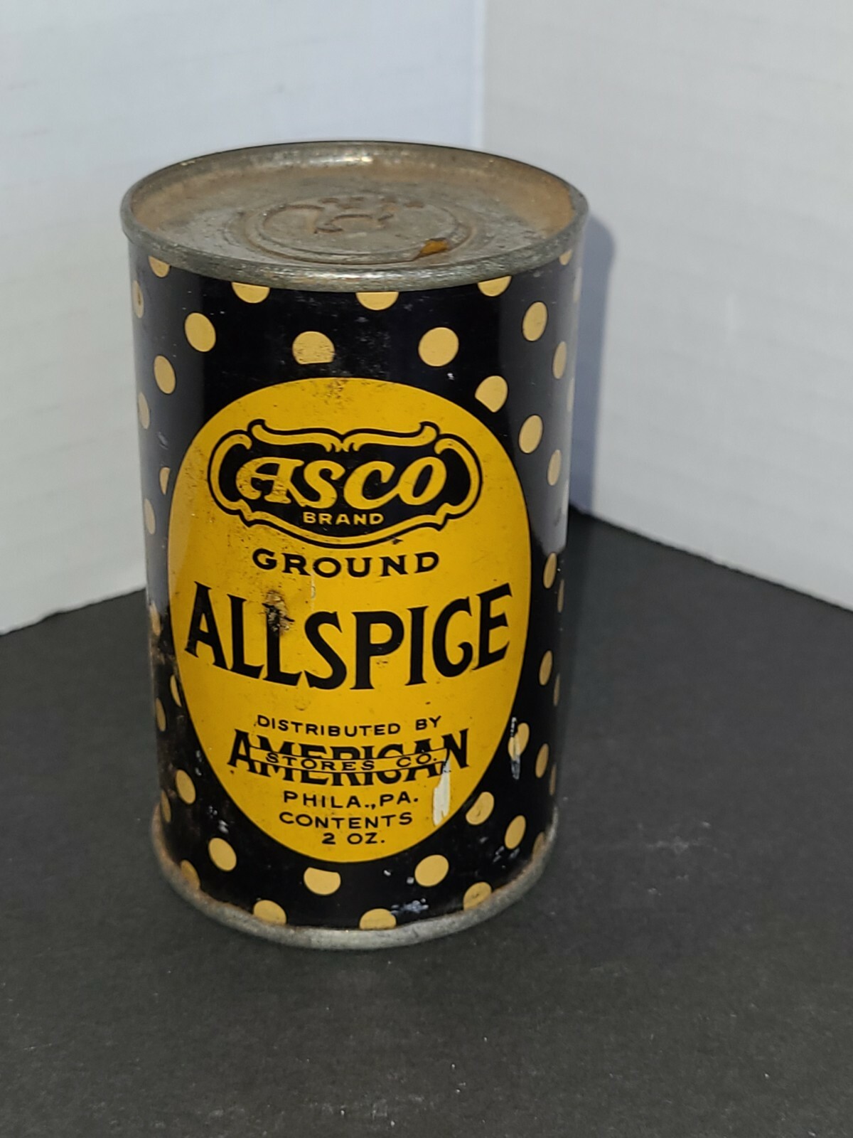 Early Round Spice Container ACME ASCO Ideal American Stores Co ...