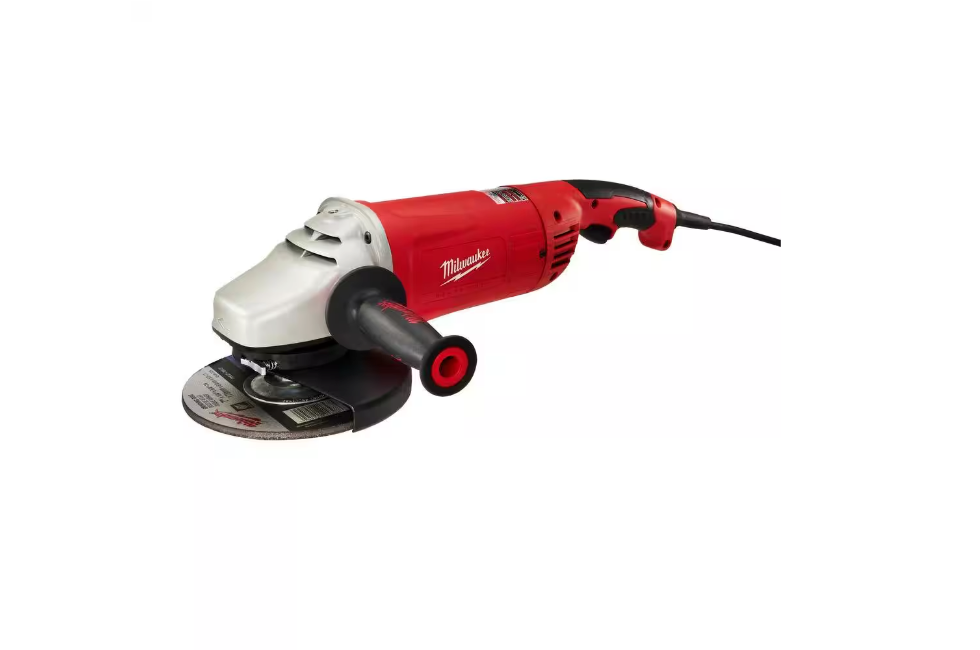 Milwaukee Angle Grinder 15A Corded 4.2HP Burst Resistant Guard+Soft ...
