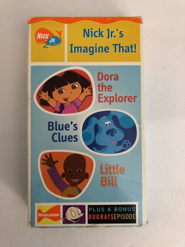 Nick Jr.'s Imagine That(2001 VHS)Nickelodeon-TESTED-RARE VINTAGE-SHIPS ...